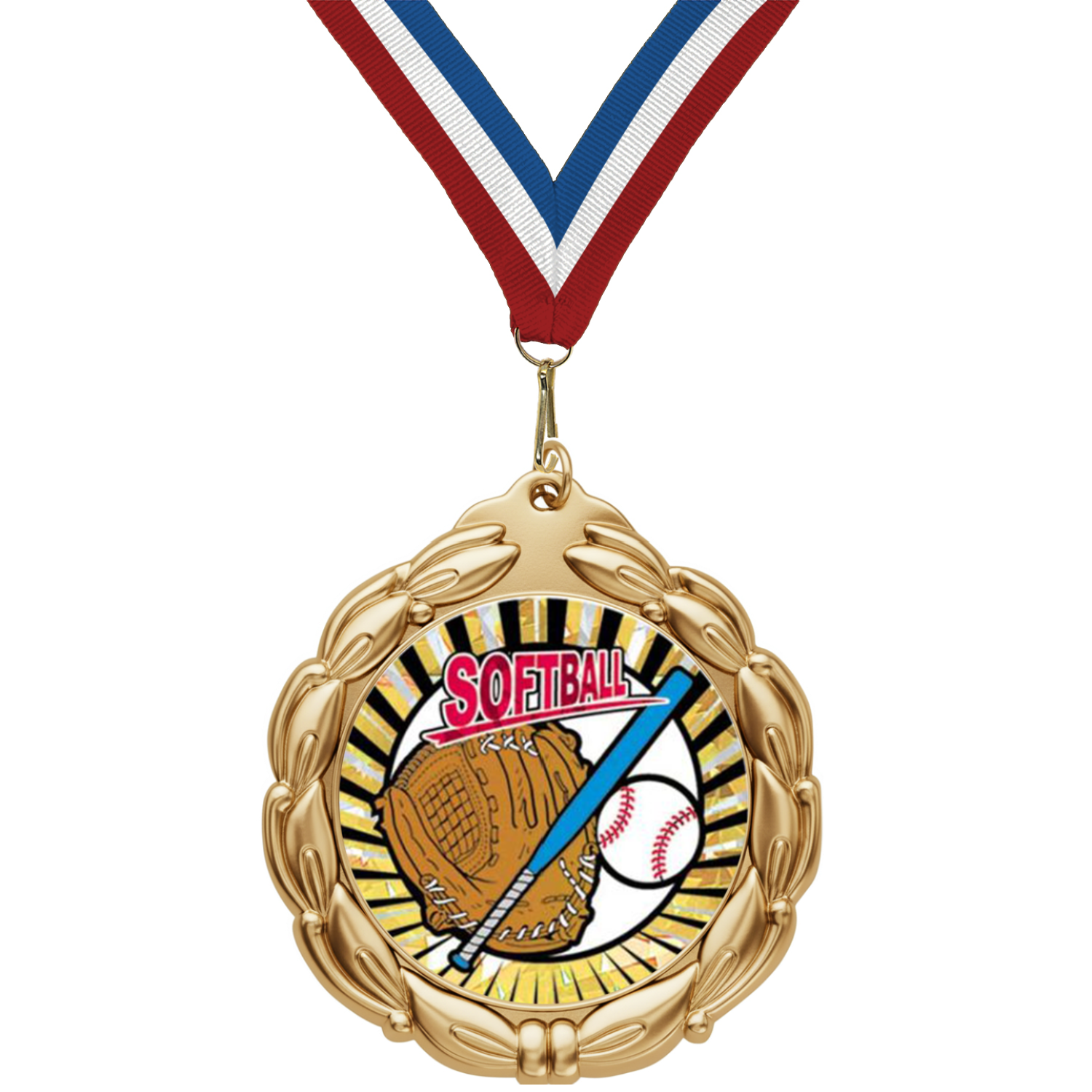 2 3/4" Value Series Softball Mylar Medal – Awards Co