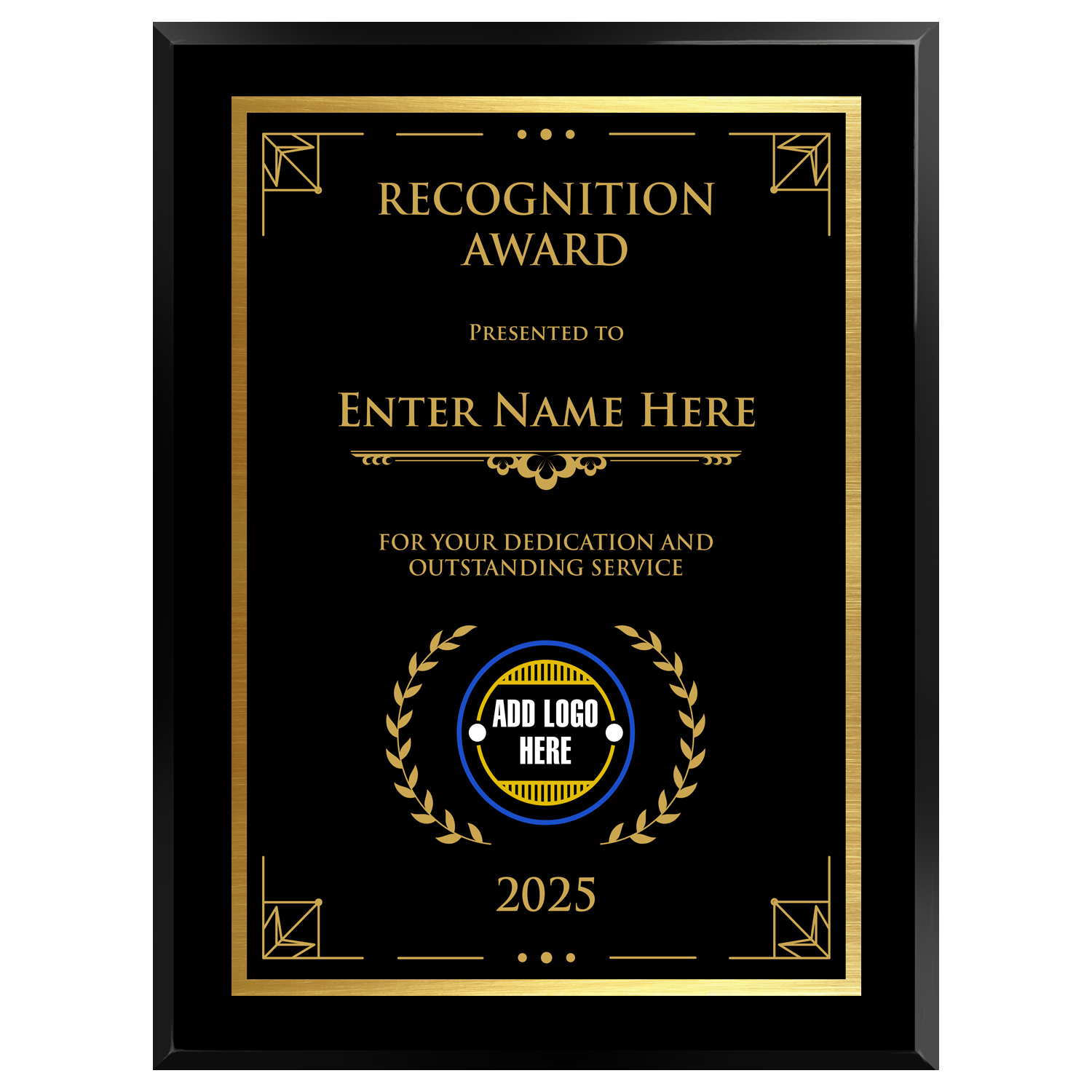 Outstanding Service Award – Corporate Recognition – Awards Co